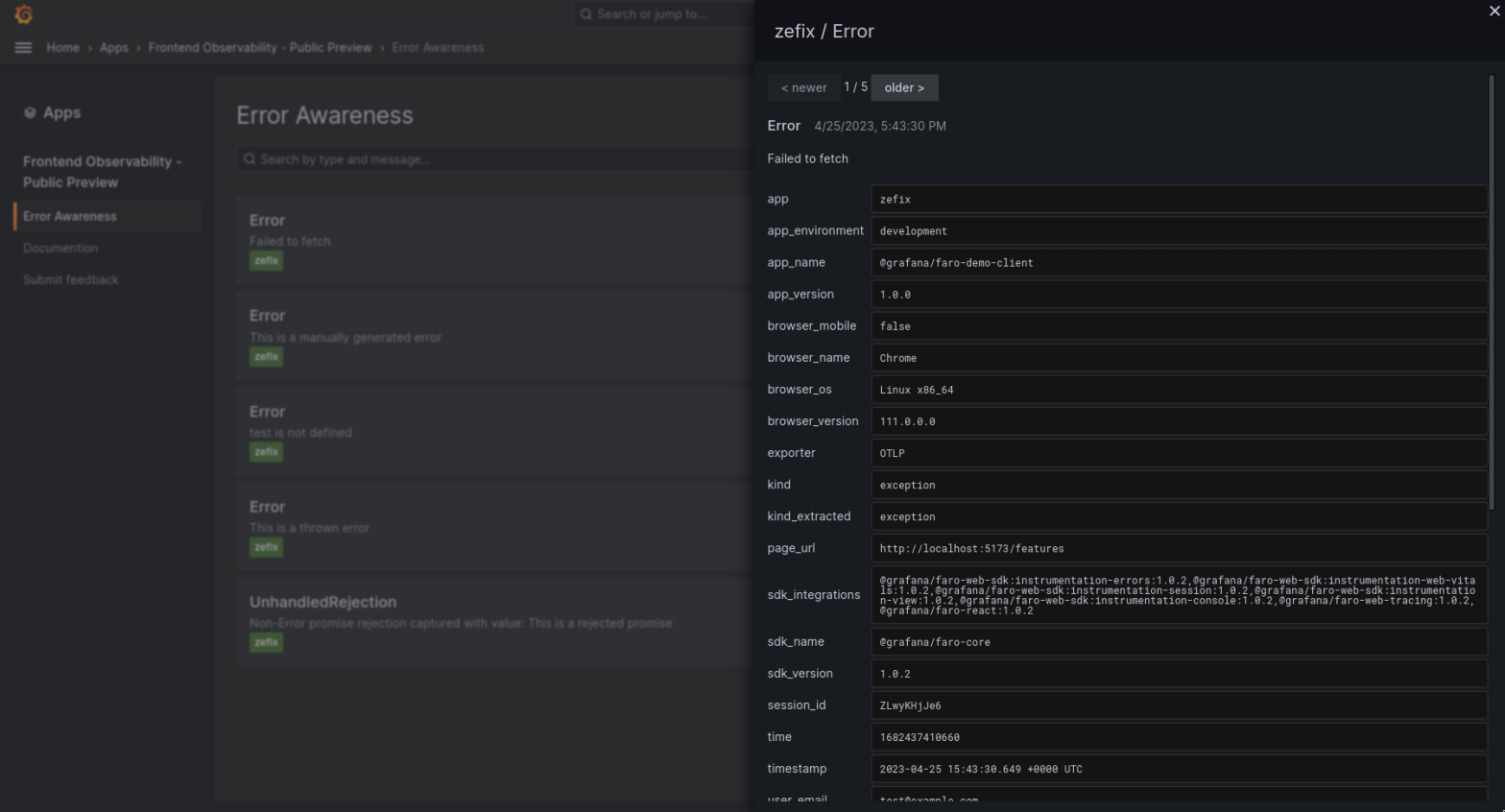 Frontend Observability with Grafana Faro – Mayflower Blog